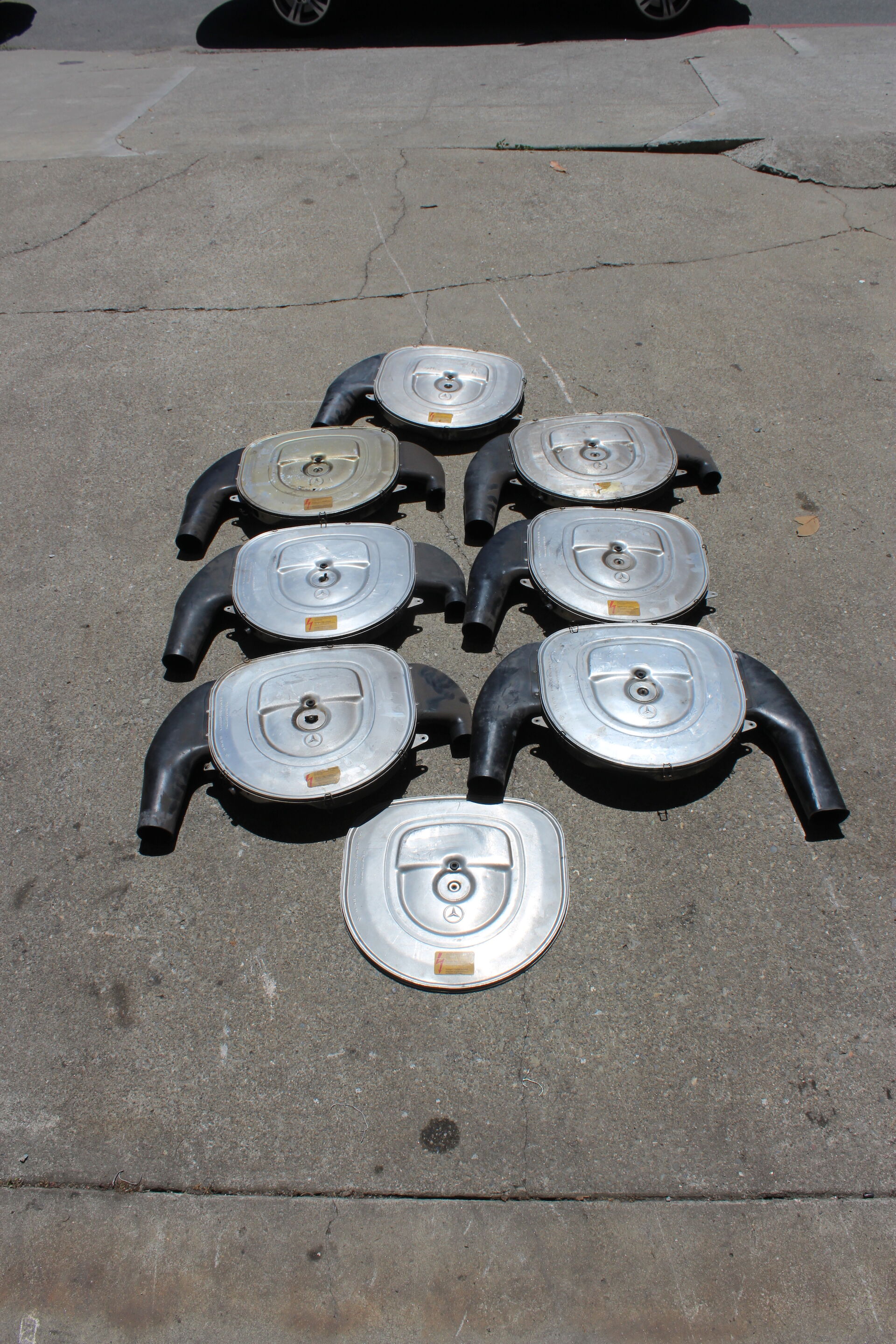 Bonhams Cars : A group of Mercedes-Benz M117, air cleaner boxes with ...