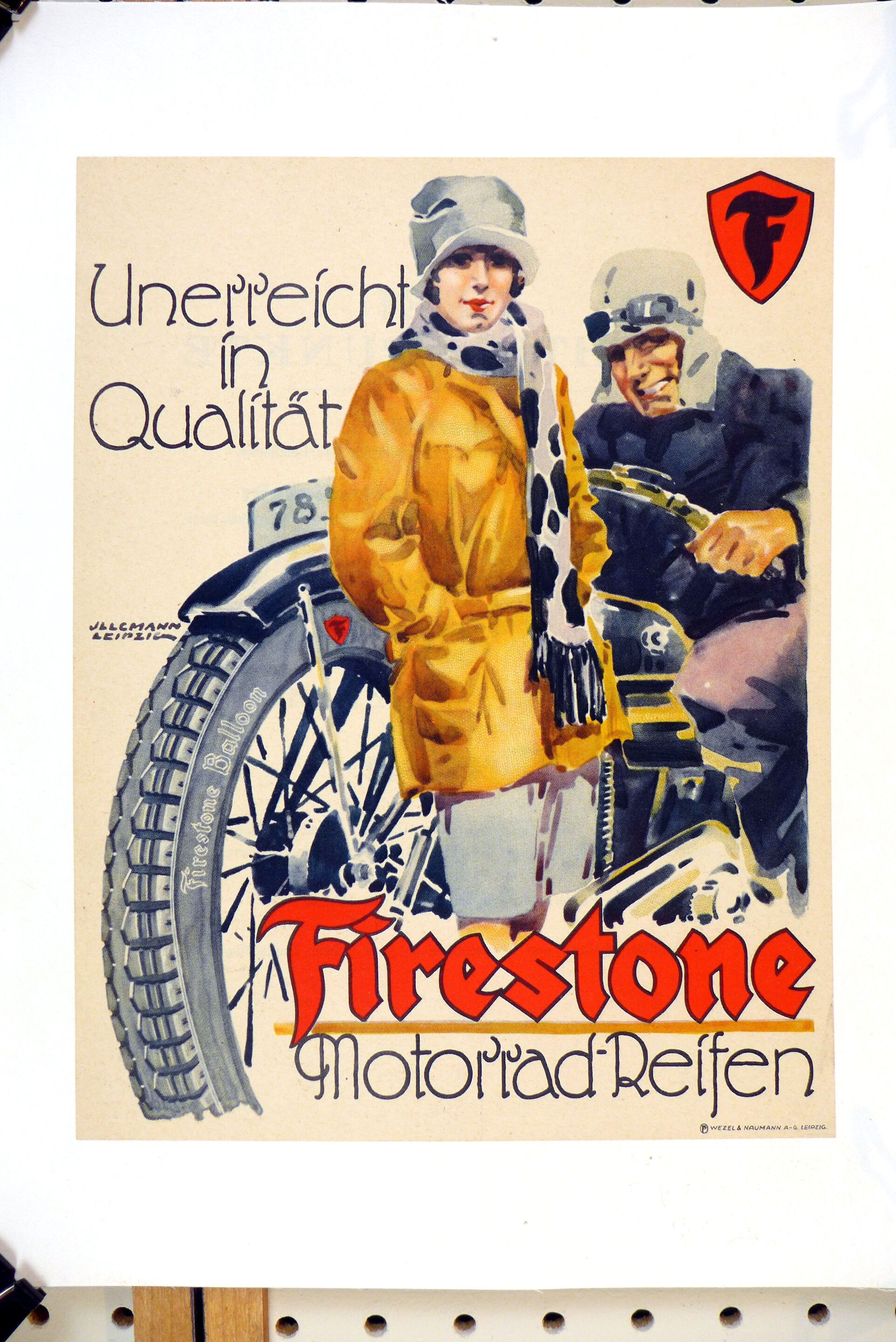Bonhams Cars : A Firestone reproduction poster