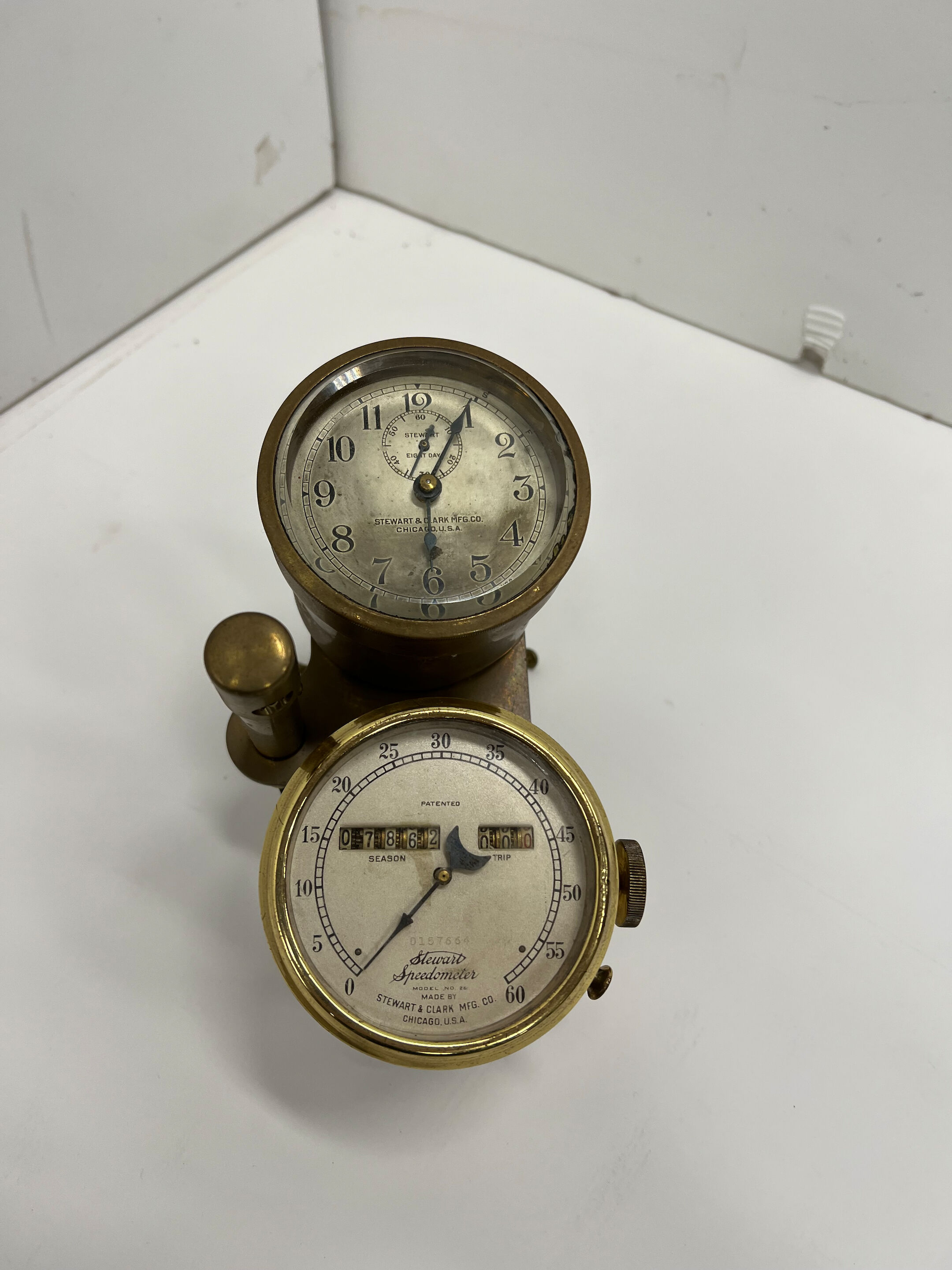 Bonhams Cars : A Stewart & Clark Dual Dashboard Instrument Cluster ...