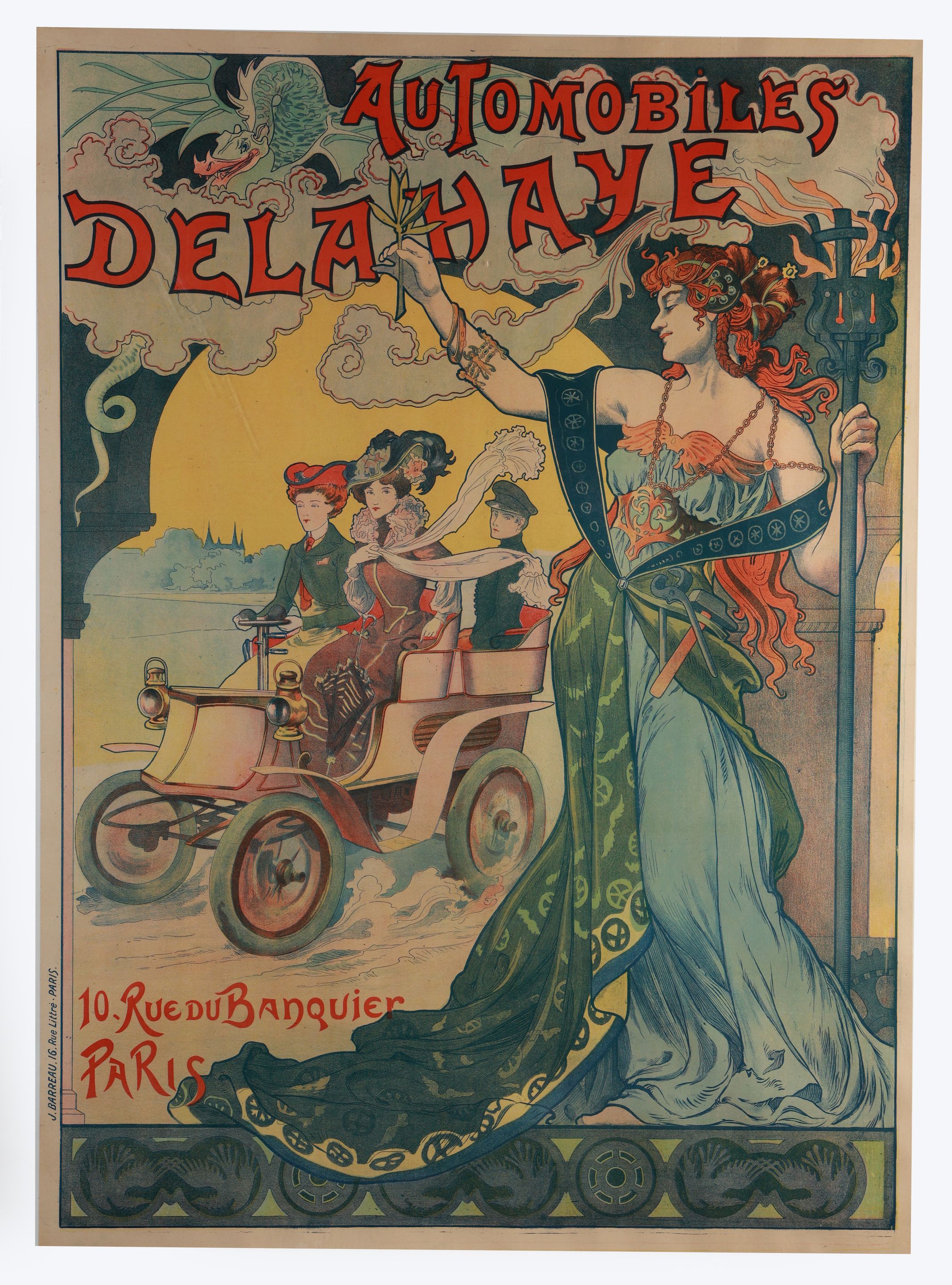 Bonhams Cars : An Automobiles Delahaye poster after Anon, French, circa ...