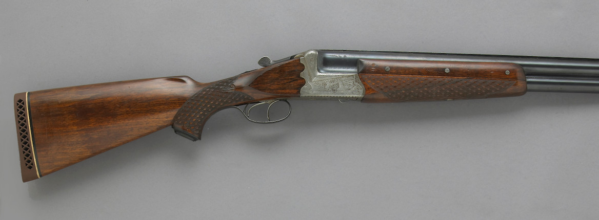 Bonhams : A 12 gauge Austrian guild boxlock o/u shotgun