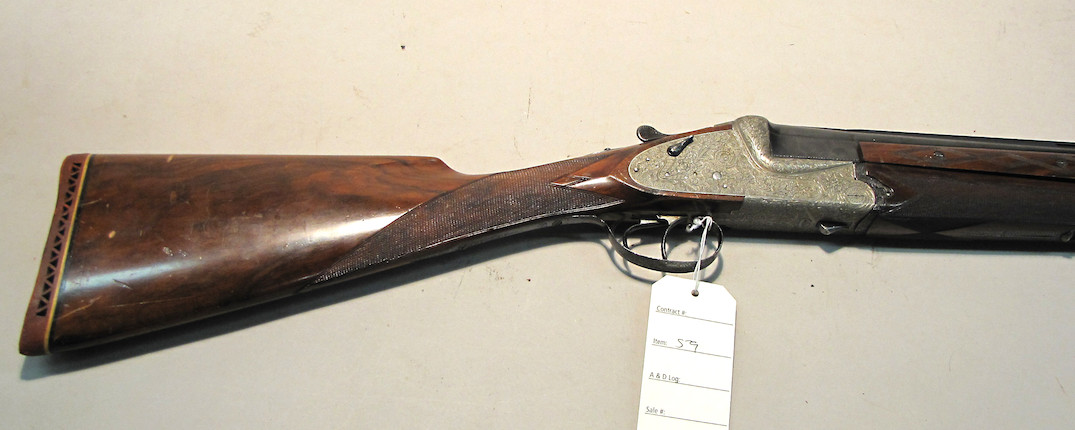 Bonhams : A 12 gauge Italian sidelock ejector o/u shotgun by B. Castellani