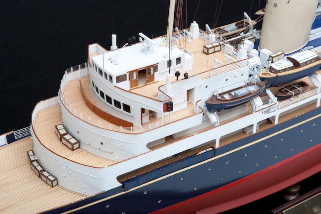 Bonhams : A scale model of the Royal Yacht Britannia By John Dean ...