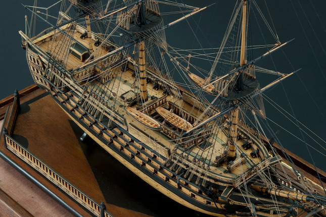Bonhams : A well presented boxwood Napoleonic prisoner-of-war ship ...