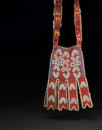Bonhams : A Tahltan beaded pouch