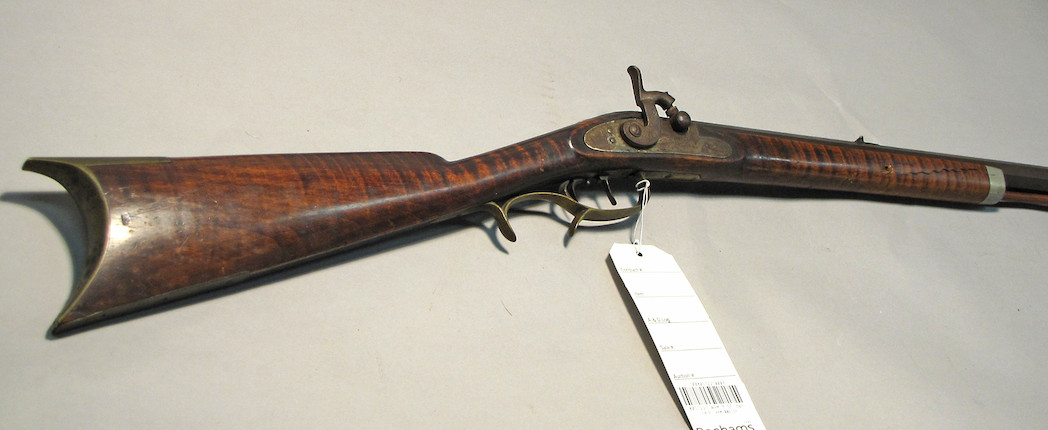 Bonhams : An American half-stock percussion rifle
