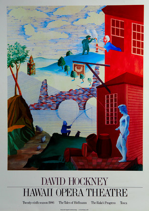 Bonhams : David Hockney (British, born 1937); Look at Hockney; Pop Art ...