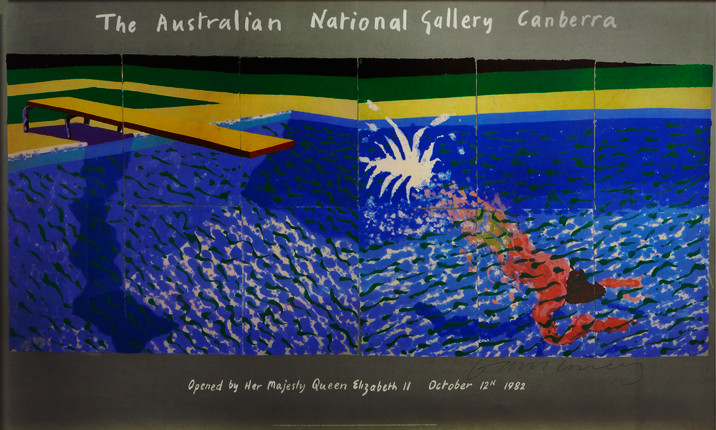 Bonhams : David Hockney (British, born 1937); The Australian National;