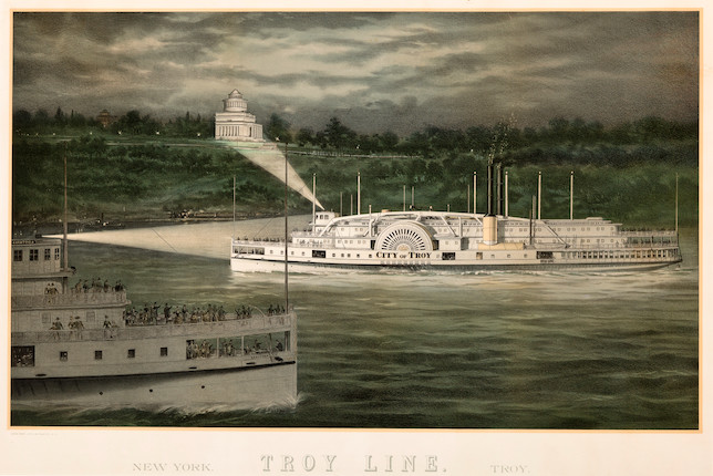 Bonhams : Charles Hart (American); Lithographers The Troy Line. New ...