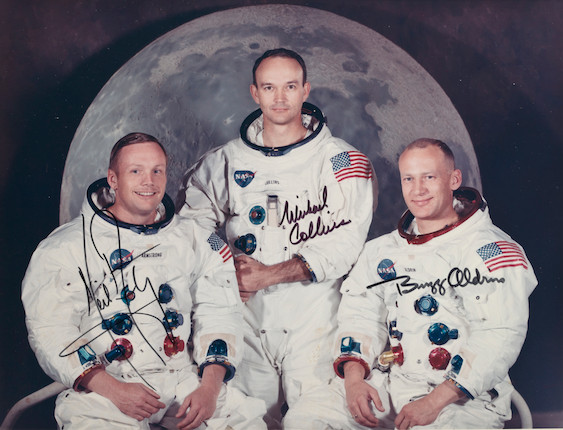 Bonhams : CREW OF THE FIRST MANNED LUNAR LANDING.