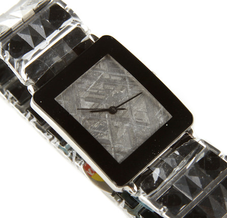 Bonhams : Gibeon Meteorite Watch on Hematite Band