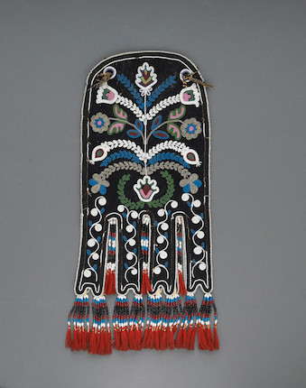 Bonhams : A James Bay Cree beaded octopus bag