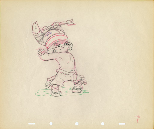 Bonhams : Two Walt Disney animation drawings from Little Hiawatha