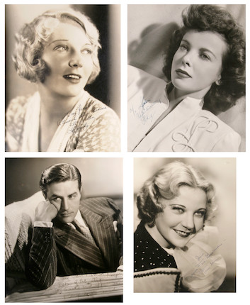 Bonhams : Vintage Hollywood star signed photos