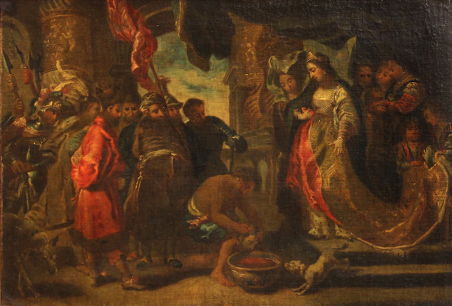 Bonhams : After Sir Peter Paul Rubens The head of Cyrus brought to ...