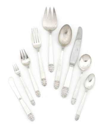 Bonhams : An American sterling silver flatware service for twelve ...