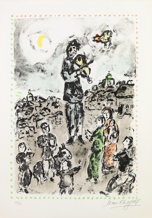 Bonhams : Marc Chagall (Russian/French, 1887-1985); Concert in the Park;