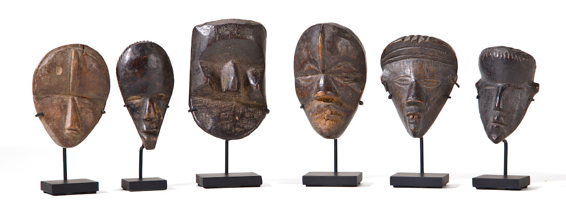Bonhams Six Dan Passport Masks Liberiaivory Coast