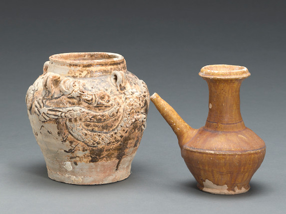 Bonhams : Two early ceramic vessels