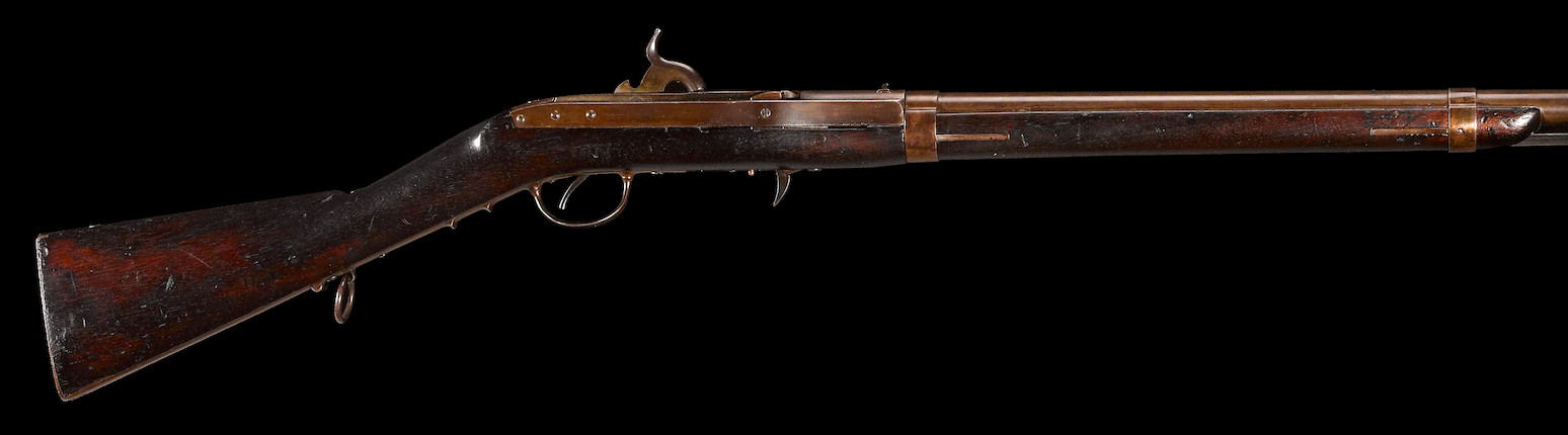 Bonhams : A U.S. Model 1833 Hall-North breechloading hook lever ...