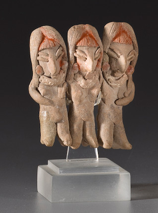 Bonhams : Chupicuaro Conjoined Triplets, Middle Preclassic, ca. 500-100 ...