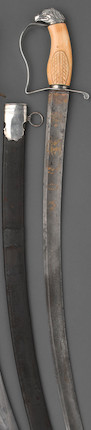 Bonhams : A Philadelphia silver-mounted eagle pommel officer's saber