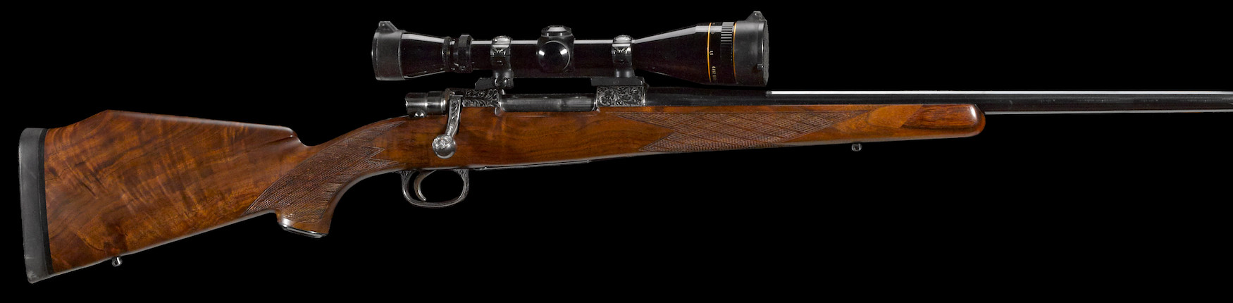Bonhams : A .270 Weatherby caliber custom Mauser action sporting rifle ...