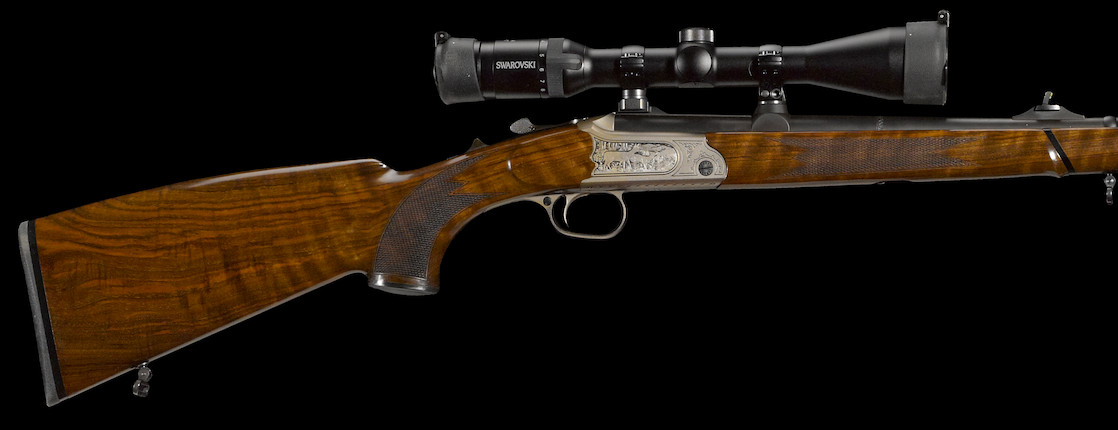 Bonhams : A cased 7mm Merkel K1 Jagd lightweight stalking rifle