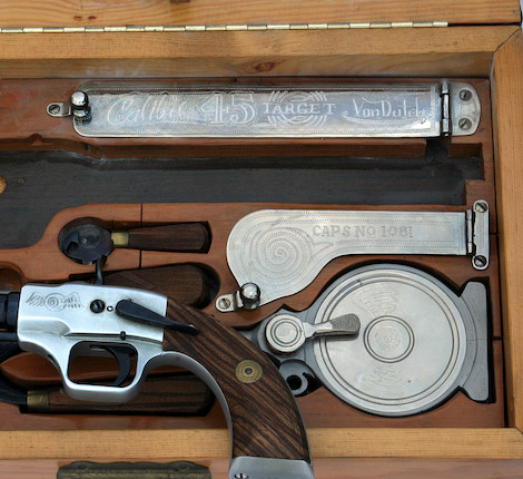 Bonhams : A Von Dutch Custom .45 Caliber percussion pistol with case.