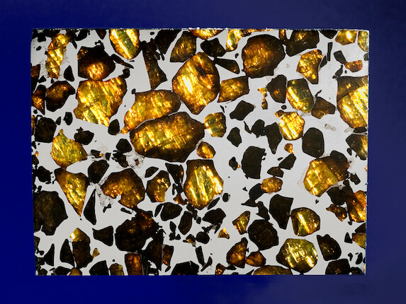 Bonhams : Imilac Bedazzling Partial Slice of an Exotic Meteorite with ...