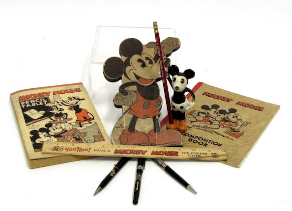 Bonhams : Mickey Mouse Writing Assortment