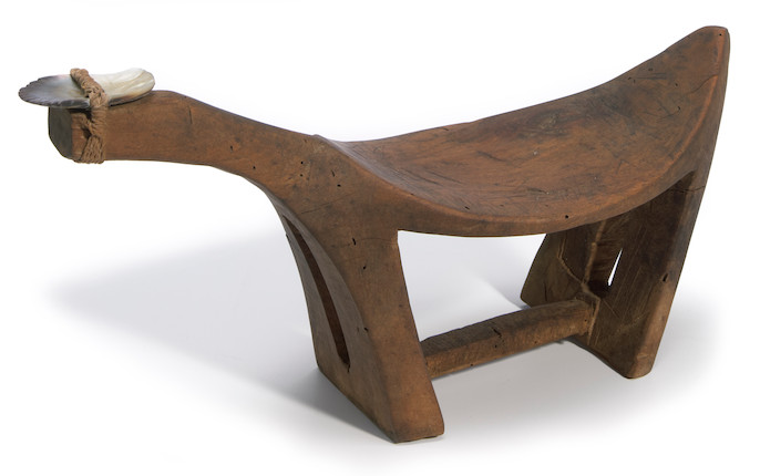 Bonhams : Miniature Coconut-Grating Stool, Nukuoro Atoll, Caroline Islands