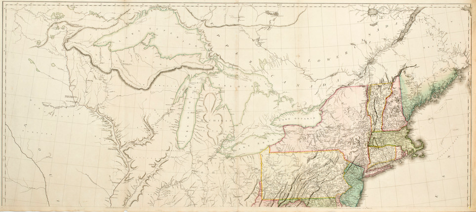 Bonhams : ARROWSMITH, AARON. A Map of the United States if North ...