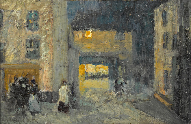 Bonhams : Richard Hayley Lever (American, 1876-1958) London evening 6 1 ...