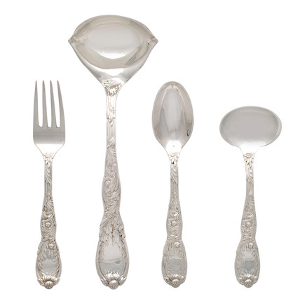 Bonhams : Four American sterling silver serving utensils Manufactured ...