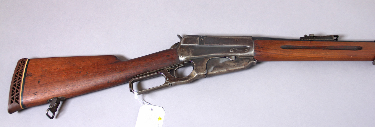 Bonhams : A Winchester Model 1895 Russian Contract lever action musket