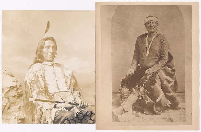 Bonhams : Two Native American portrait photographs