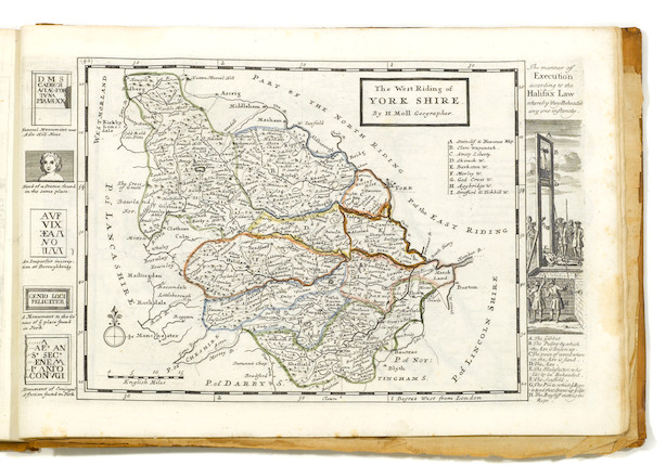 Bonhams : MOLL, HERMAN. 1654-1732. A set of 50 New and Correct Maps of ...