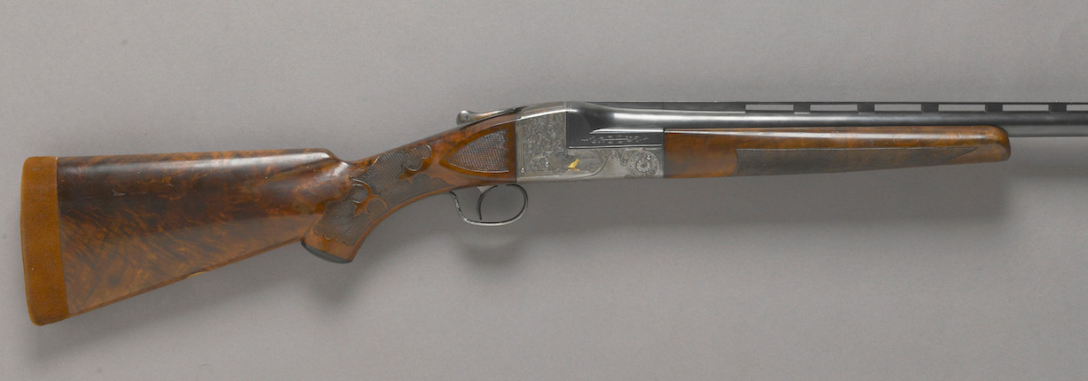 Bonhams : A 12 gauge Ithaca Grade 5E Knick single barrel trap shotgun