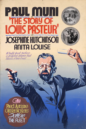 Bonhams : A group of 3 promotional paintings for The Story of Louis Pasteur