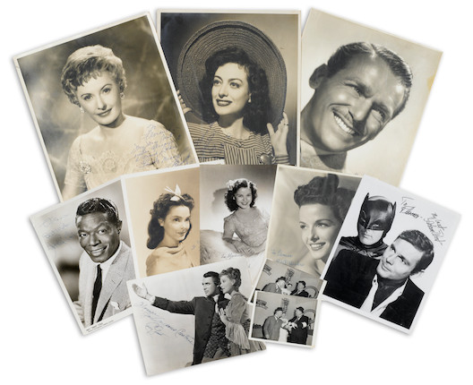 Bonhams : A collection of celebrity signed photographs