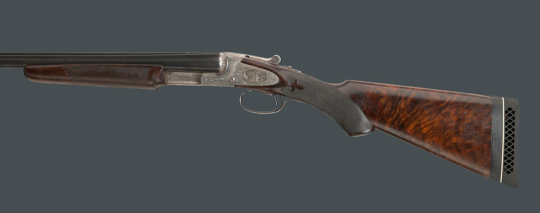 Bonhams : A 12 gauge Hunter Arms L.C. Smith Monogram Grade sidelock ...