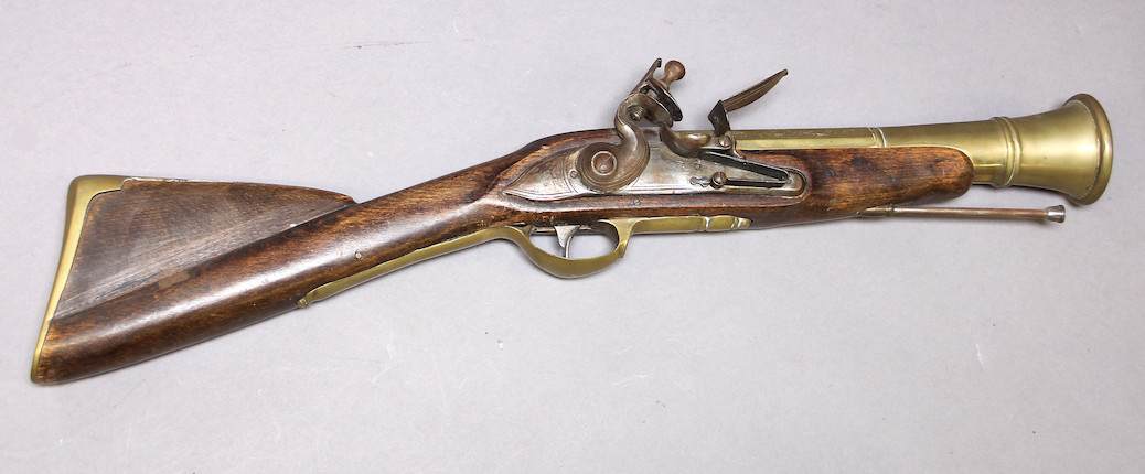 Bonhams : A reproduction flintlock blunderbuss