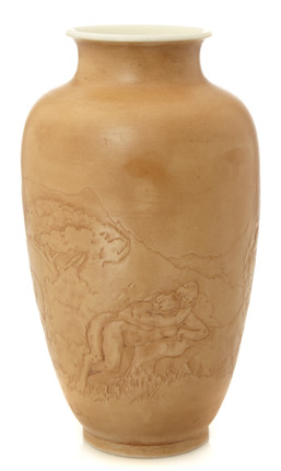 Bonhams : A rare August Rodin for Sevres matte-glazed porcelain vase ...