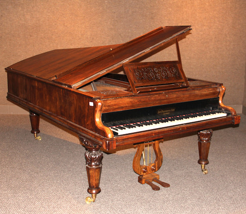 Bonhams : A John Broadwood & Sons rosewood grand piano serial no.521821 ...