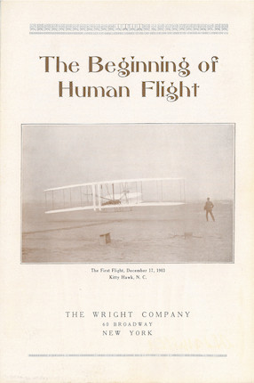 Bonhams : BEGINNING OF HUMAN FLIGHTORVILLE'S COPY. The Beginnings of ...