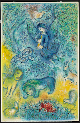 Bonhams : After Marc Chagall (1887-1985); by Charles Sorlier The Magic Flute;