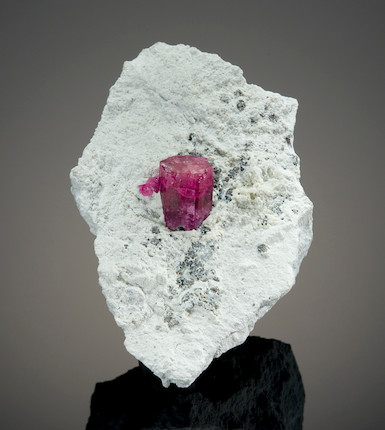 Bonhams : Red Beryl in Matrix