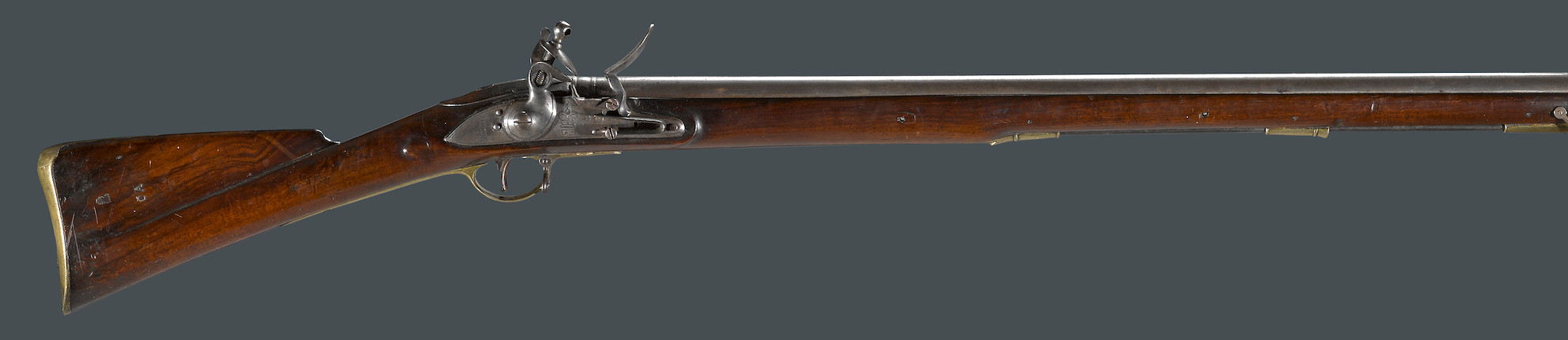 Bonhams : A British India Pattern flintlock musket dated 1800 with ...