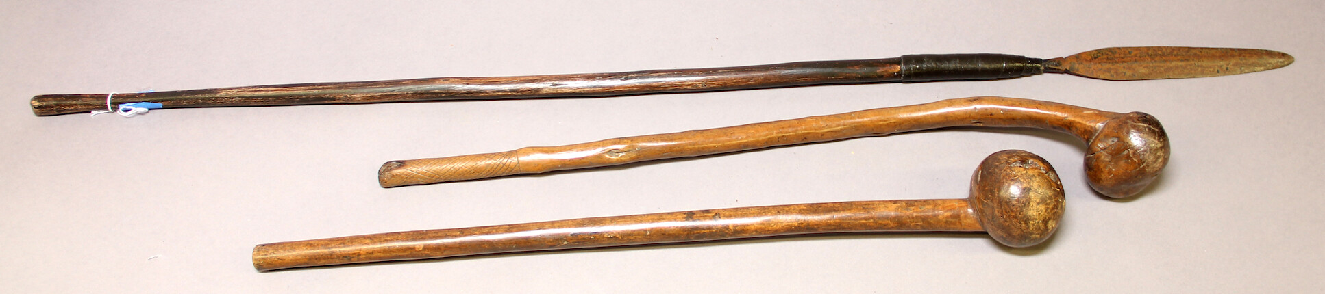 Bonhams A Group Of Three African Weapons